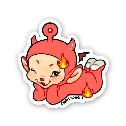 Po Die-cut Sticker – Chris Hong Art